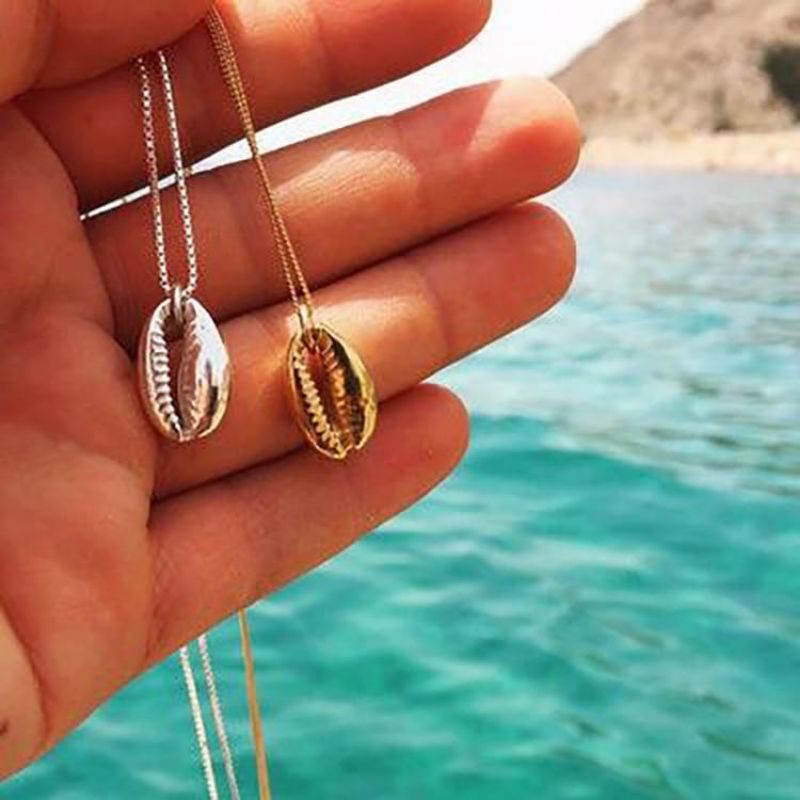 Colar Concha Praia Verão Búzios Mar Sereia Moda Praia | Shopee Brasil