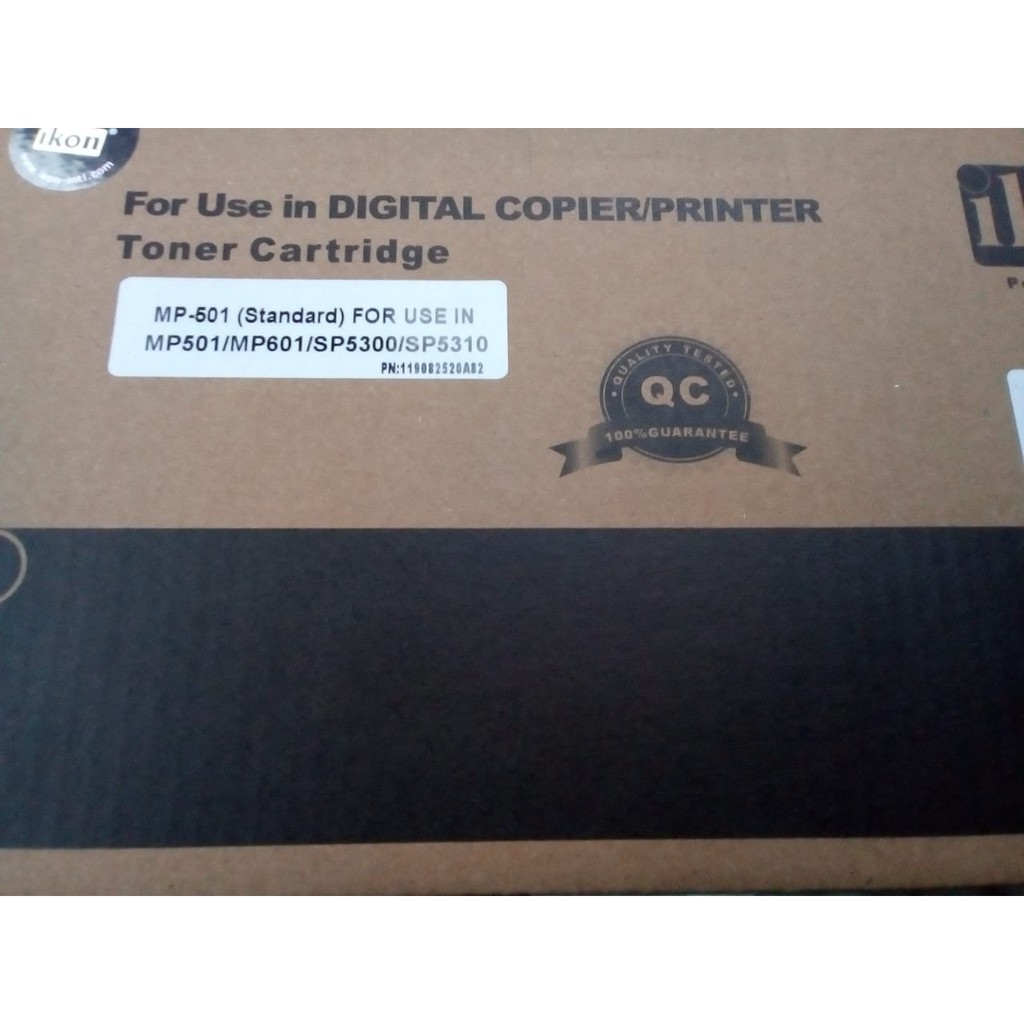 TONER IKON COMPATÍVEL COM RICOH MP601SPF MP501SPF MP601 MP501 | Shopee ...
