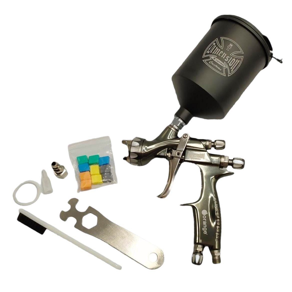Pistola de Pintura Dimension Evolution Clear 1.3 sem maleta | Shopee Brasil