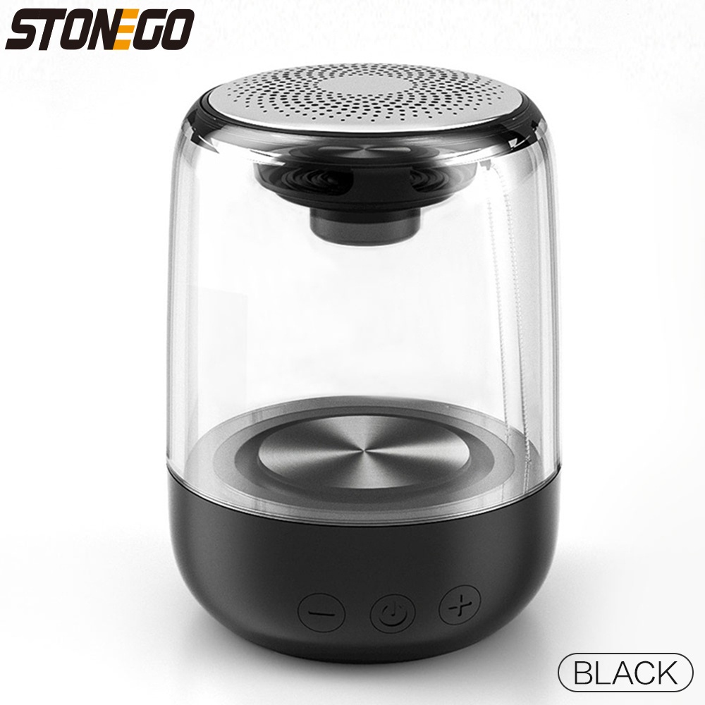 Stoengo verdadeiro alto-falante estéreo sem fio com design transparente ...