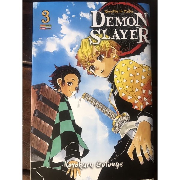 Mangá Demon Slayer Kimetsu No Yaiba vol. 3 | Shopee Brasil
