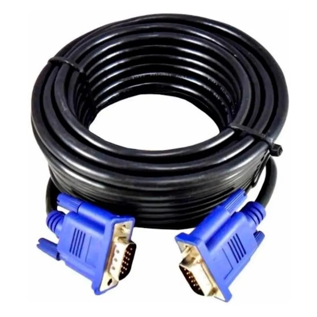 Cabo Vga 10m Monitor Data-show Tv Projetor Pc Blindado Envio Imediato | Shopee Brasil