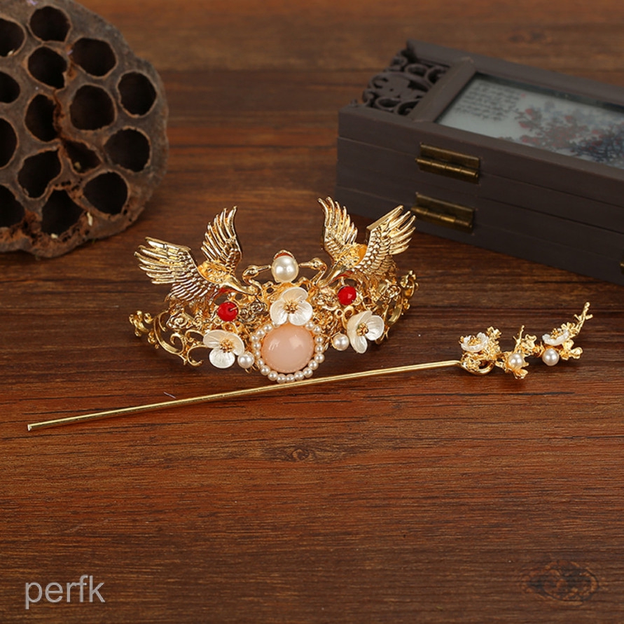 Perfk Lady Grampo De Cabelo Longo Barrette Bun Holder Acessório ...