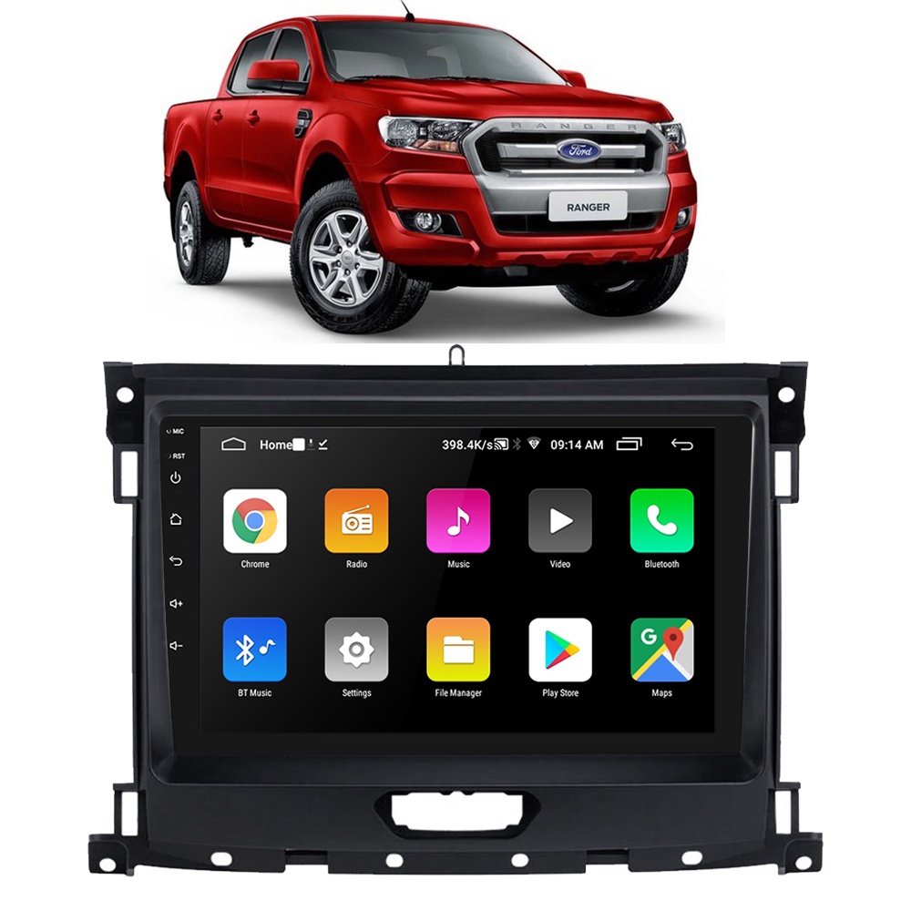 Kit Central Multimidia Android Ranger 2017 2018 2019 2020 2021 9 ...