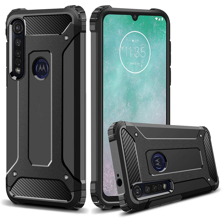 Kit Capa Anti Impacto Para Motorola Moto G8 Plus Moto G8 Play Pelicula