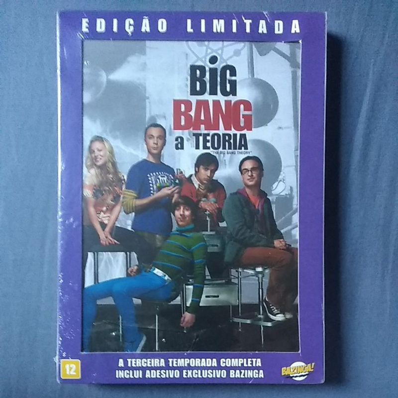DVD Big Bang a Teoria Terceira Temporada (Lacrado) | Shopee Brasil