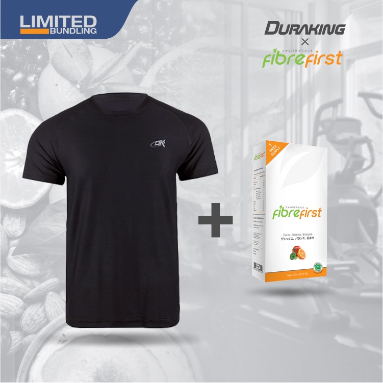 Duraking X Fiberfirst Bunding Jersey Running Básico E Dieta Detox Fornecimento Semanal | Shopee ...