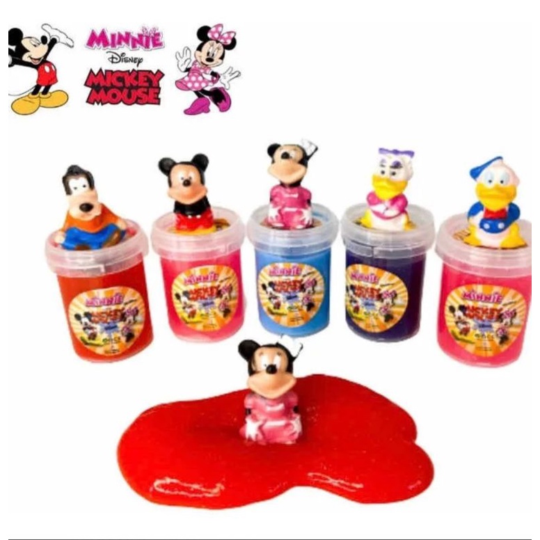 Slime Turma do Mickey com boneco dentro. | Shopee Brasil