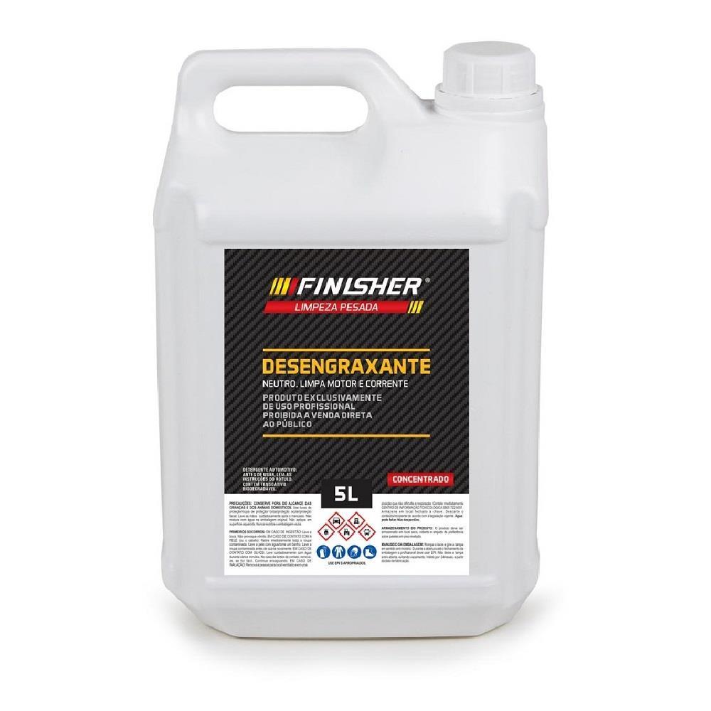 Detergente Desengraxante Neutro 5 Litros Finisher | Shopee Brasil