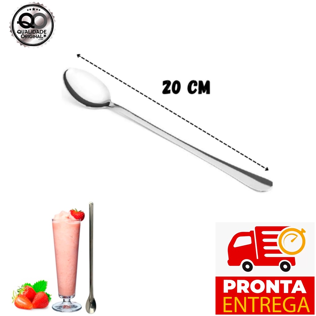 Colher Bailarina com 20 Cm Inox Para Drinks Gin Tônica Barman e ...