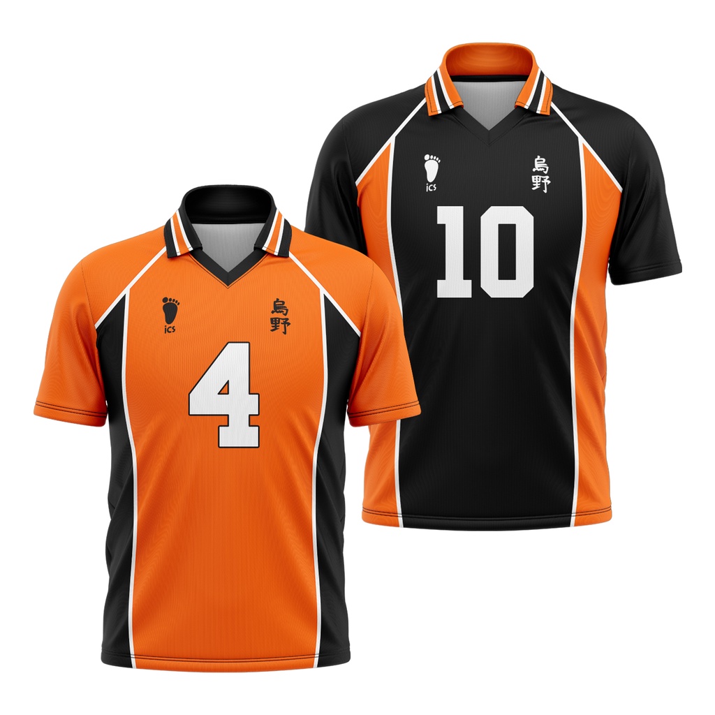 Kit 2 Uniformes Karasuno Anime Haikyuu - ESCOLHA SEU NOME E NÚMERO ...