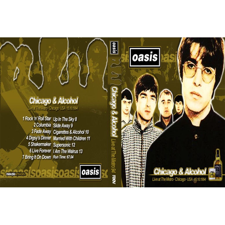 Oasis 3 dvds bootlegs rarissimos rock in roll | Shopee Brasil