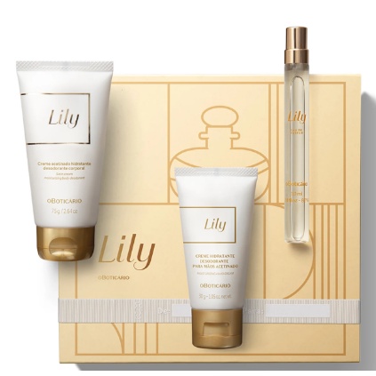 Kit Presente Lily (3 itens) | Shopee Brasil