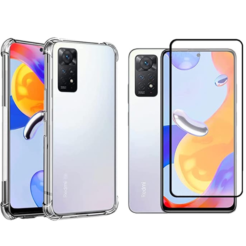 Kit Capa Capinha REDMI NOTE 11 pro 5G tela 6.67" + Película de Vidro 3D ...
