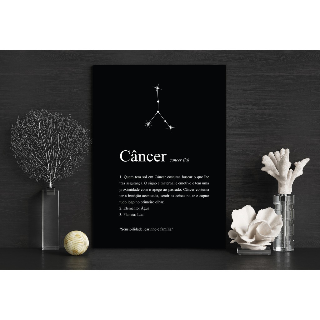 Placa Decorativa Signo Cancer MDF | Shopee Brasil