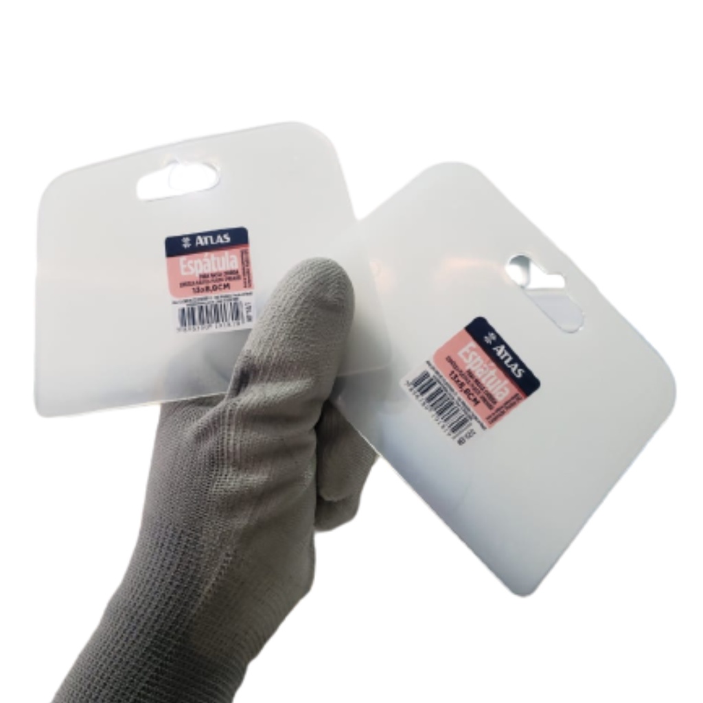 Kit Espátula Plástica Celulóide Atlas para de cimento Queimado massa ...