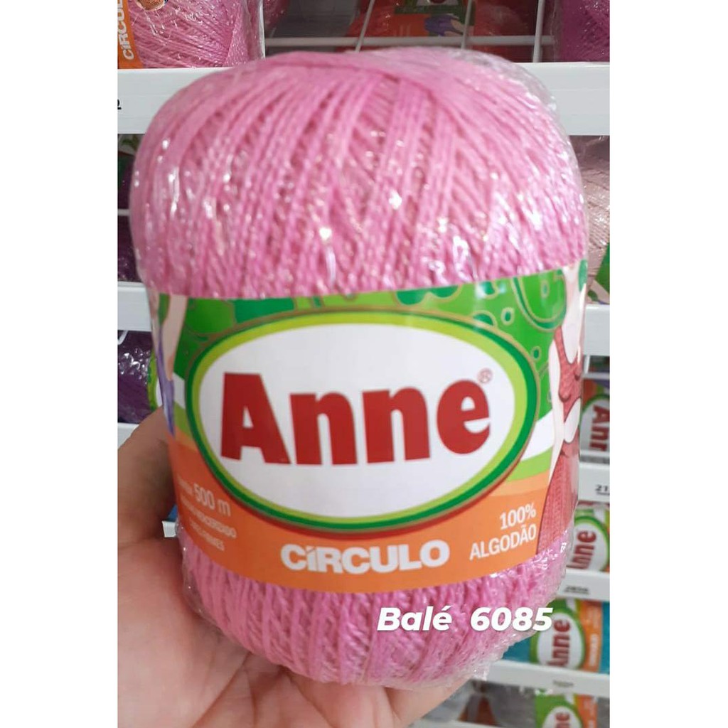 LINHA ANNE CIRCULO DIVERSAS CORES/ 500 METROS | Shopee Brasil