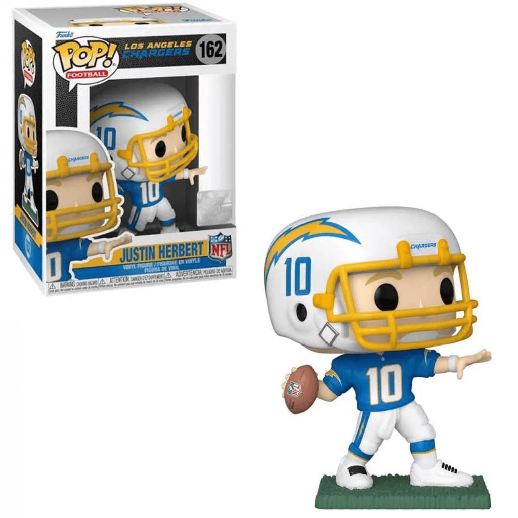 Funko Pop Justin Herbert 162 Pop Football LA Chargers NFL | Shopee Brasil