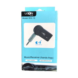 Adaptador Receptor Áudio Bluetooth P2 Som Carro -- LEON GTS - Model: WX - 13 | Shopee Brasil