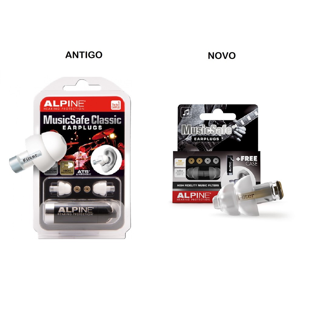 Protetor Auricular Alpine MusicSafe Classic | Shopee Brasil