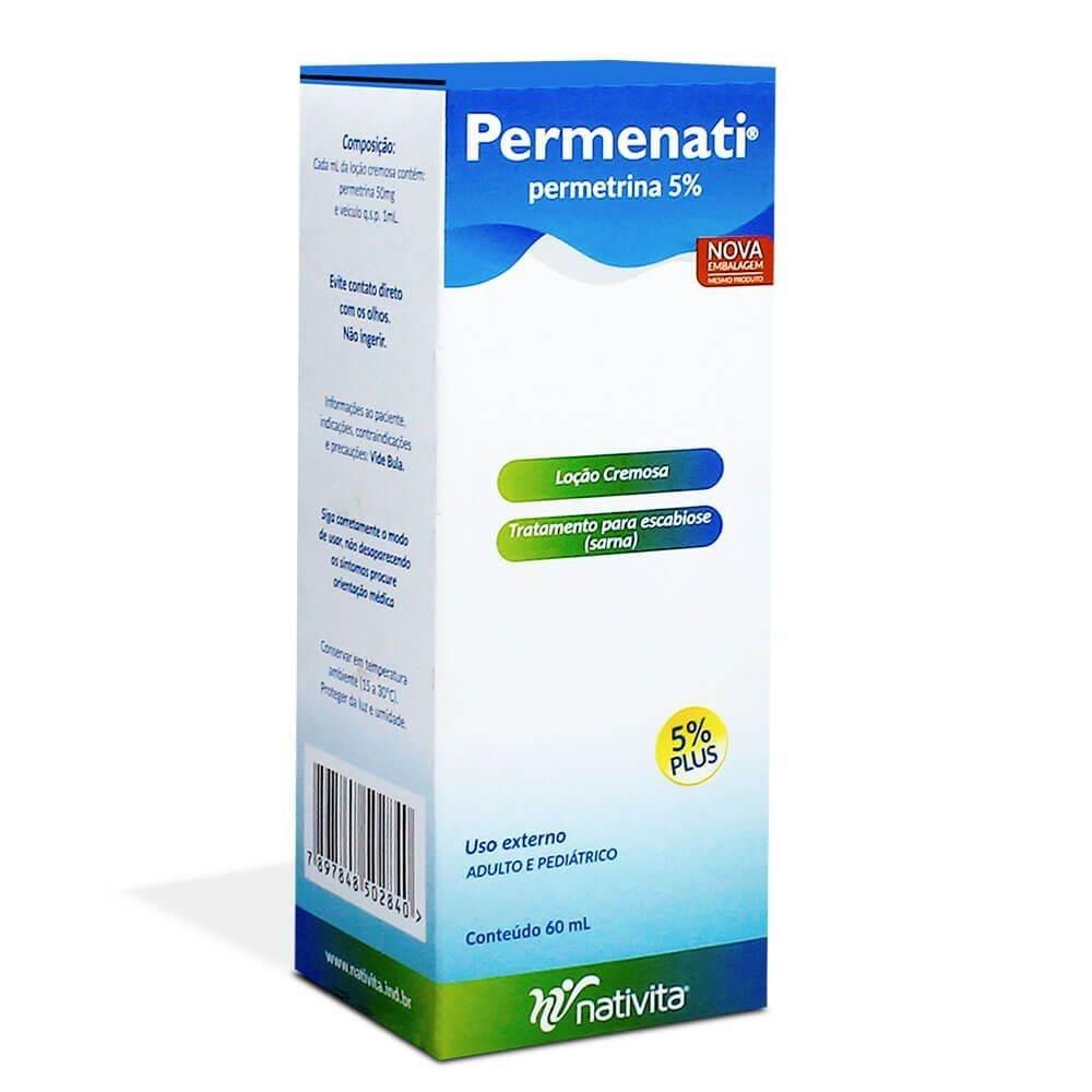Permetrina - PERMENATI 5% Loção Cremosa 60ml Nativita | Shopee Brasil
