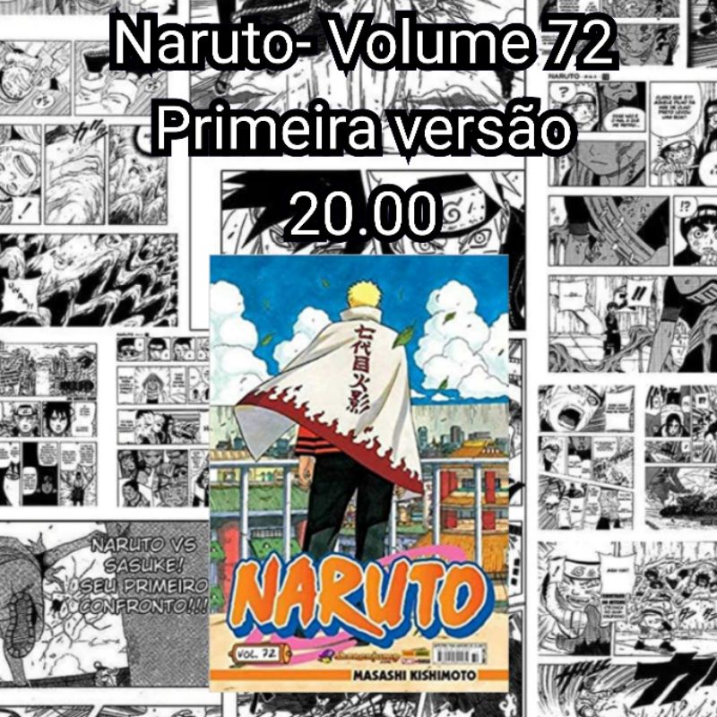 Naruto Volume 72 (primeira versãor rara) | Shopee Brasil