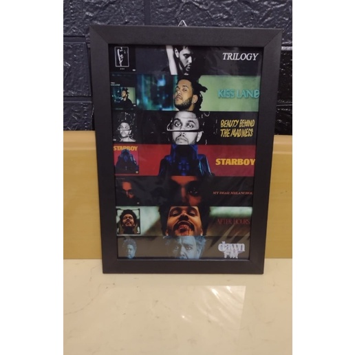 Quadro com moldura The Weeknd Eras 23X33 cm. | Shopee Brasil