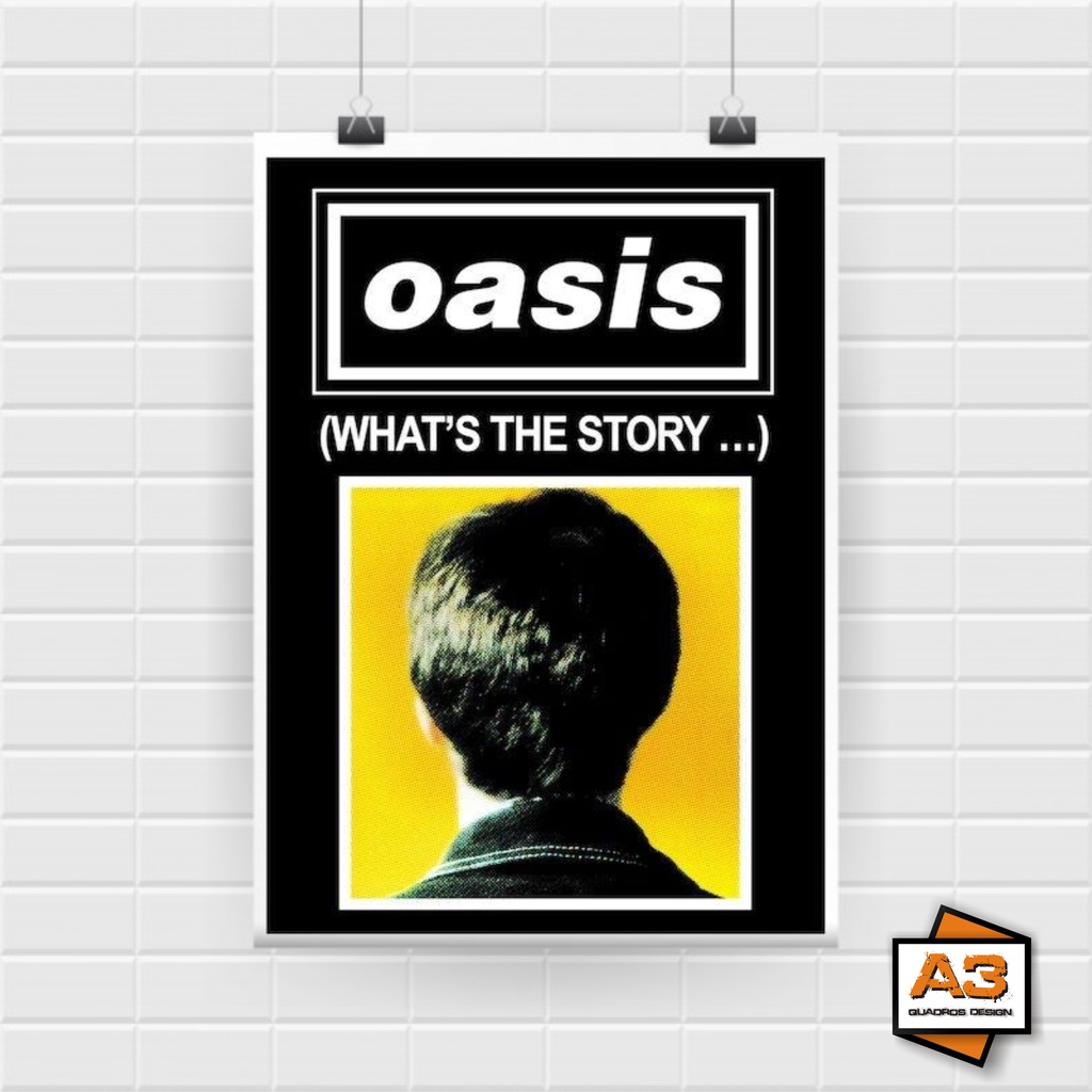 Poster Cartaz Banda Oasis A4(21cm x 30cm) | Shopee Brasil