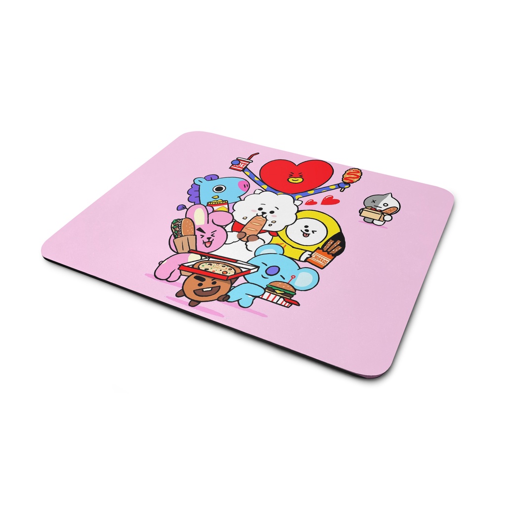 Mousepad - BT21 - BTS - Neoprene | Shopee Brasil