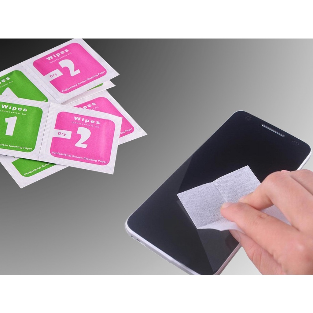 KIT COM 50 LIMPA TELA PANO SECO E COM ÁLCOOL 1 e 2 P/ MANUTENÇÃO ...