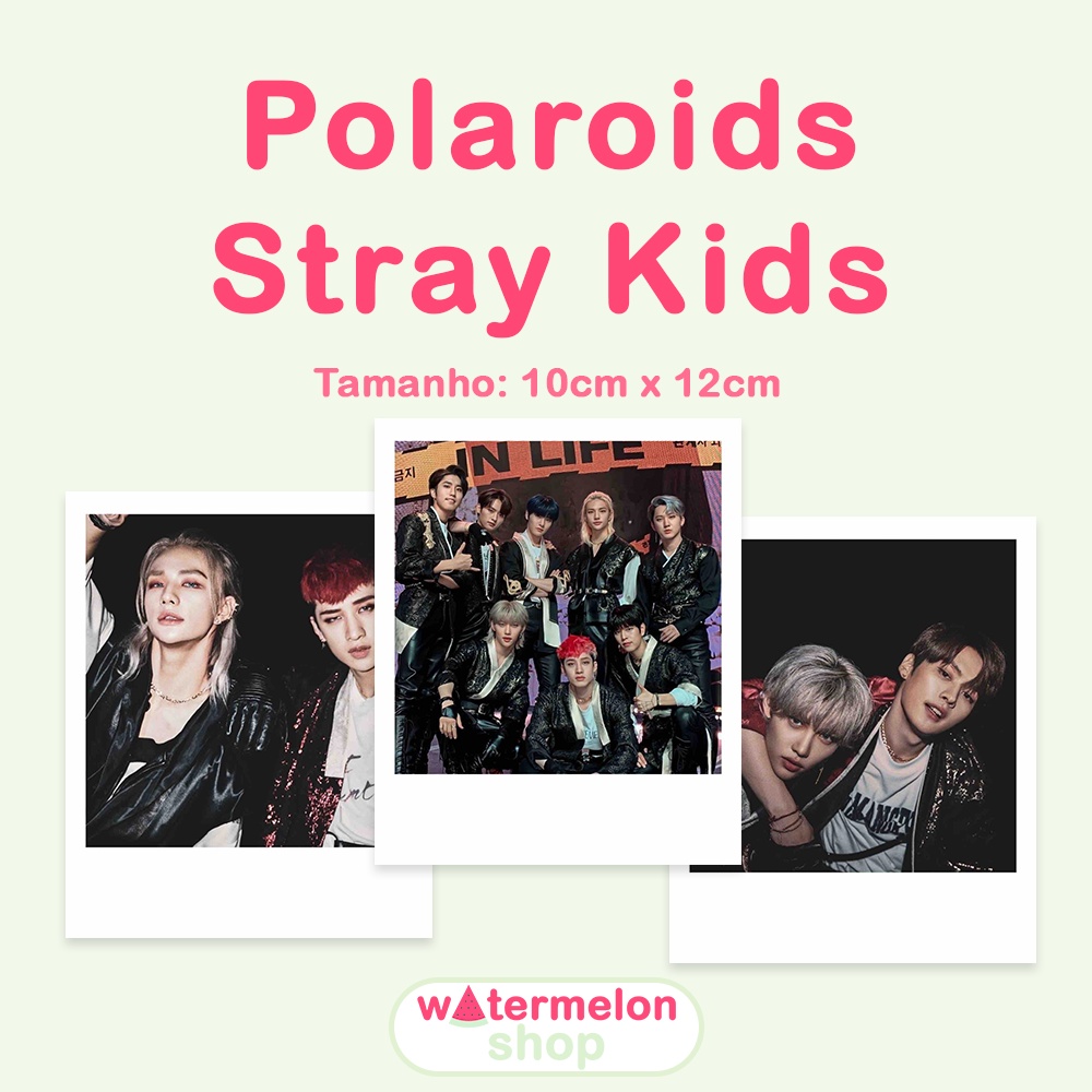 Kit 9 Polaroids STRAY KIDS - OT8 | Shopee Brasil