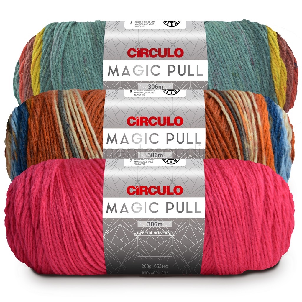 Lã Magic Pull 200g 306m Circulo | Shopee Brasil