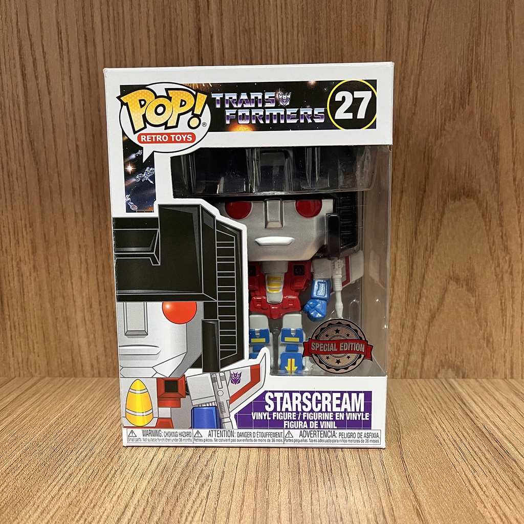Funko Pop! Starscream #27 Special Edition - Transformers | Shopee Brasil