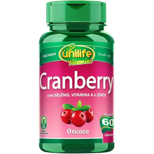 Cranberry Puro Extrato - 60 Capsulas 500mg - Unilife | Shopee Brasil