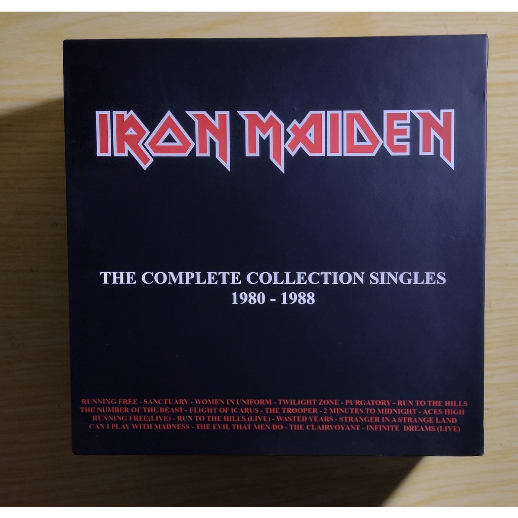 Iron Maiden - Box Singles Collection 1980-1988 (VAZIO) | Shopee Brasil