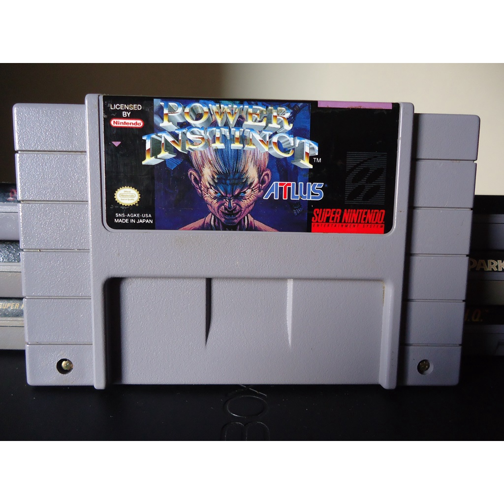 Snes Power Instinct Original 100% Perfeito | Shopee Brasil