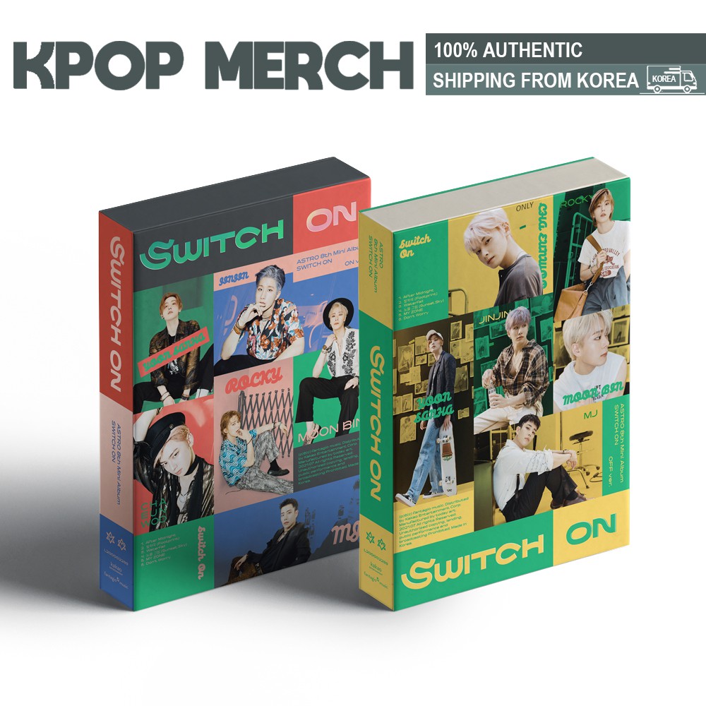 ASTRO 8th Mini Album [SWITCH ON] | Shopee Brasil