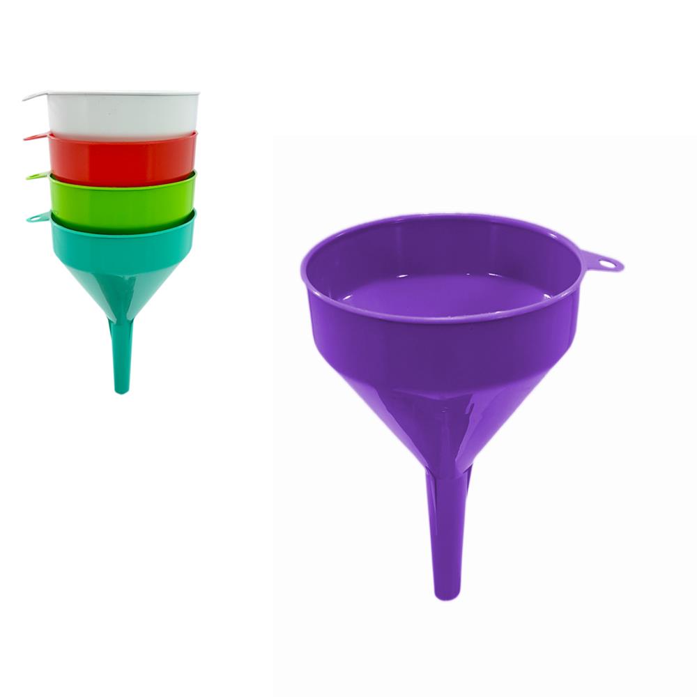 Funil Plástico Para Uso Doméstico Médio Cores Sortidos Produto a Pronta ...