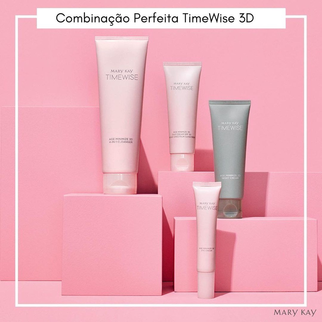 Kit sistema TimeWise 3D Original Mary Kay | Shopee Brasil