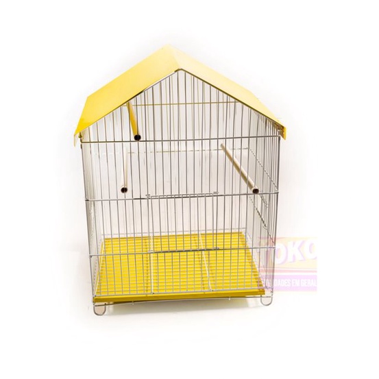 Viveiro de Parede Epoxi Amarelo Periquito Australiano Canario Tarin ...