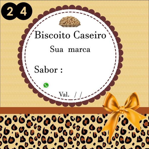 300 etiquetas para biscoito caseiro 4cmx4cm | Shopee Brasil
