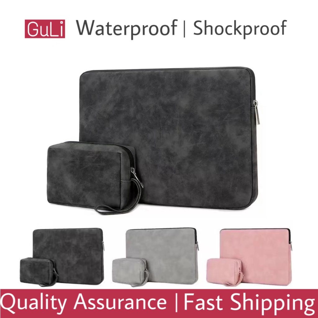 Capa Para Notebook De 13,3 14,1 15,6 Polegadas Bolsa Protetora De Couro ...