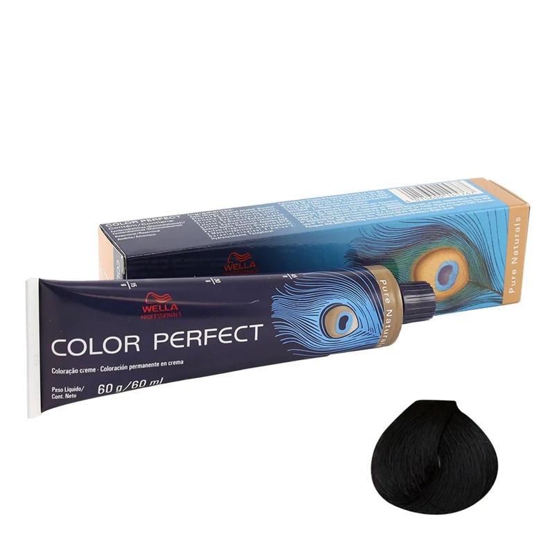 TINTA WELLA COLOR PERFECT 2.0 PRETO | Shopee Brasil