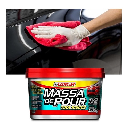 Tira Remove Riscos Carros Massa Polir Polimento N02 Extra Fina | 500g | Shopee Brasil