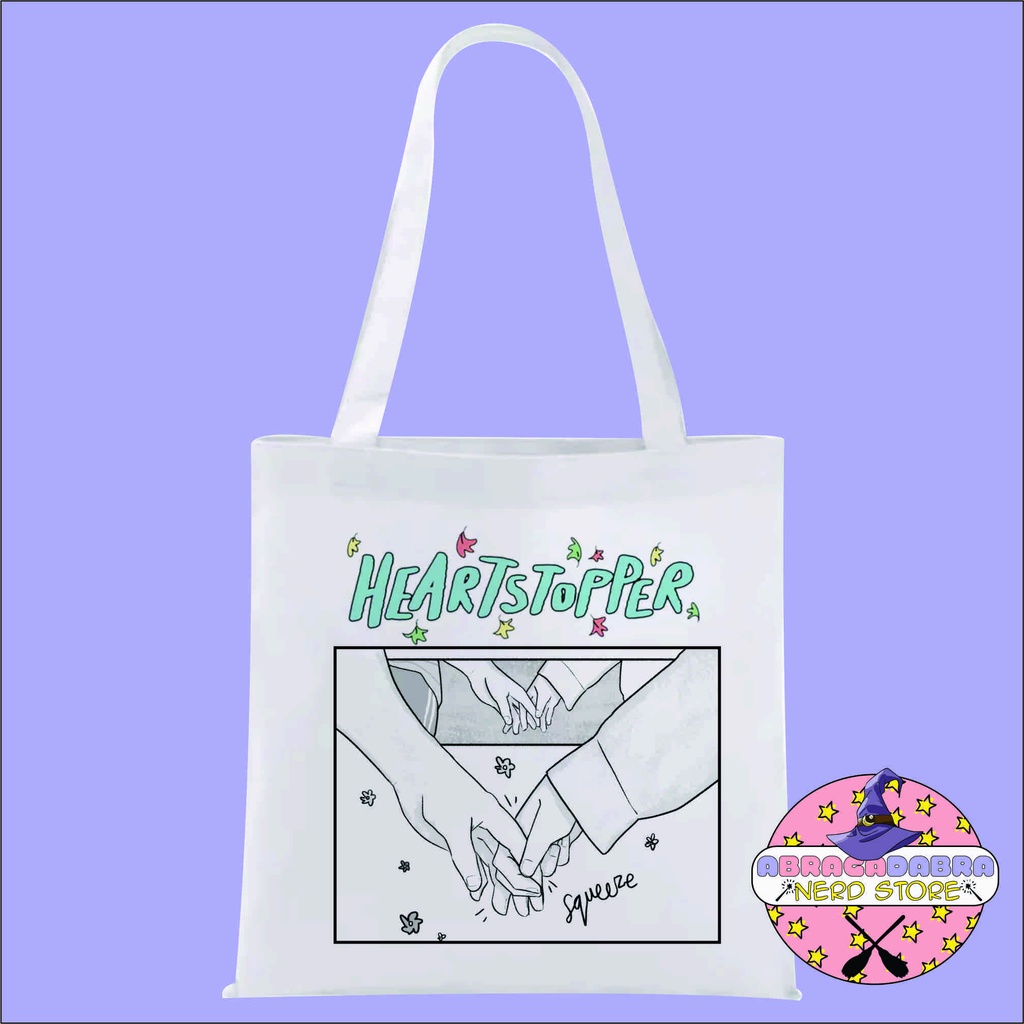 Ecobag - Série Heartstopper - Mãos dadas | Shopee Brasil