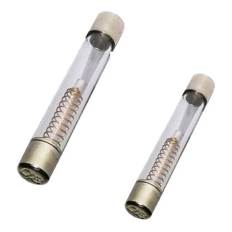 2 Un Fusível Alta Tensão Para Microondas 5kv 800ma Vidro 0,8 | Shopee ...