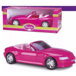 Carro da Barbie Rosa Conversível P/ Boneca Barbie - 46cm - Roma ...