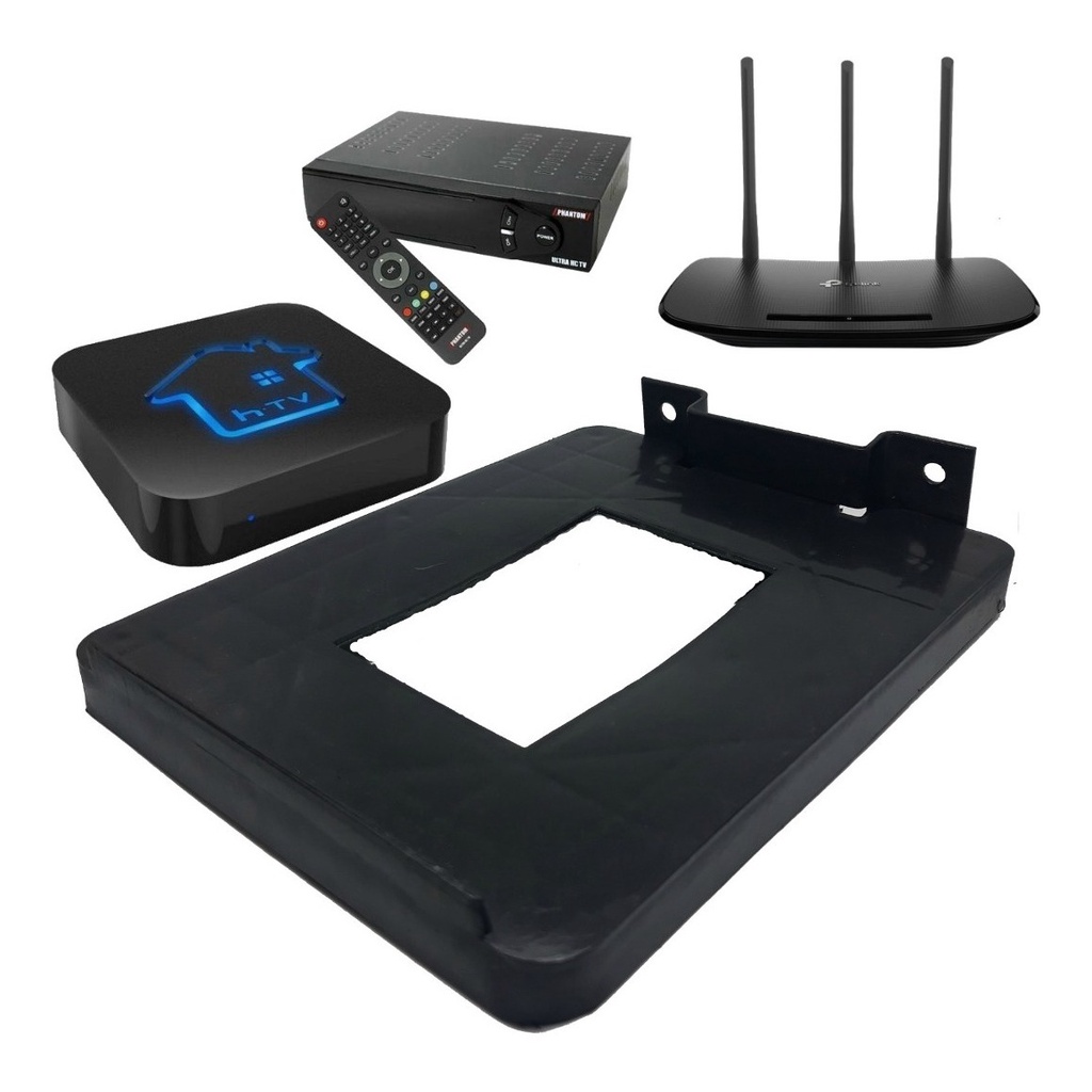 Prateleira De Parede Para Modem Roteador Receptor Conversor | Shopee Brasil