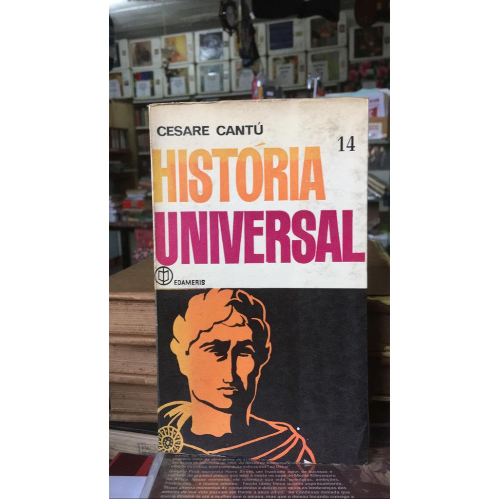 História Universal - Volume 14 - Cesare Cantú | Shopee Brasil