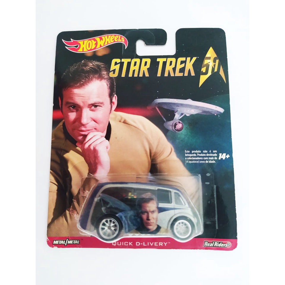 Miniatura Quick D-livery - Star Trek - Hot Wheels | Shopee Brasil